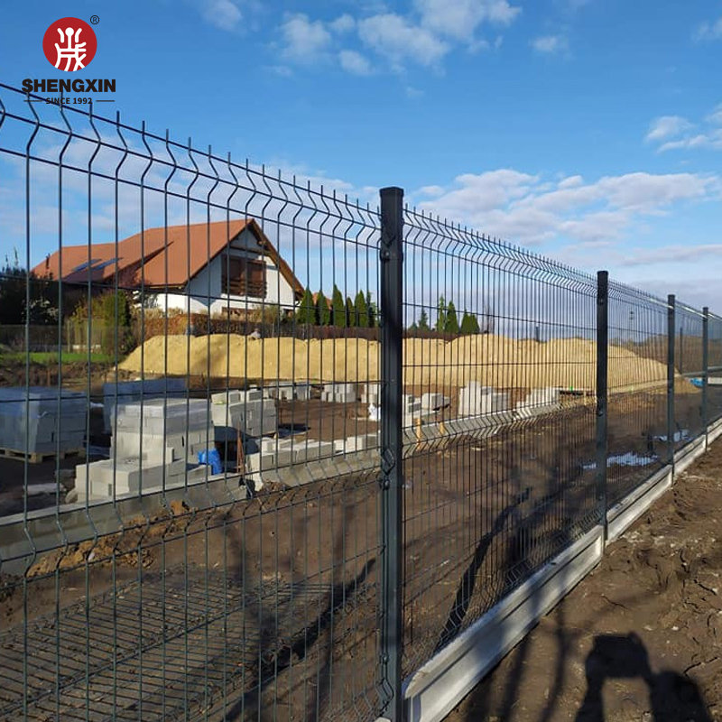 ECO Friendly Fence PVC / Powder Coated 3D Curved Welded Wire Mesh Fence【Best Price】