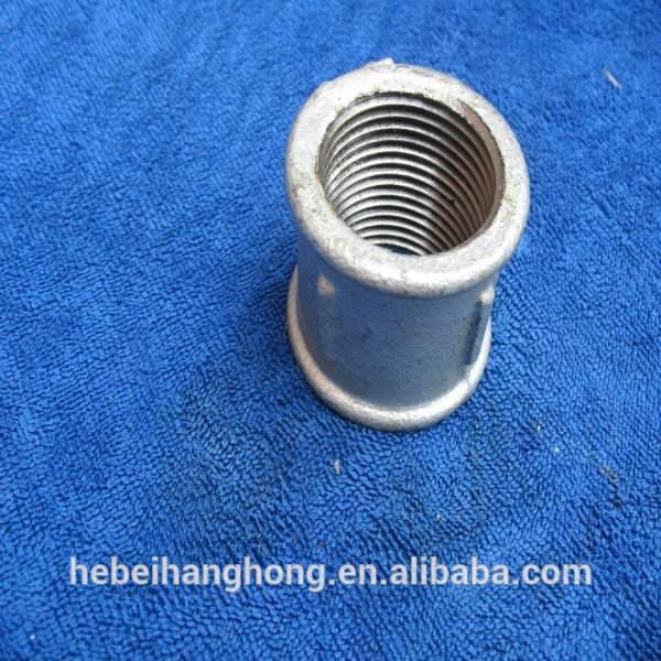 Galvanised coupling female threaded cast iron pipe fittings