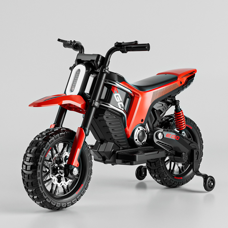 Electric kid motorcycle ride on toy baby motor bike rechargeable motor ...